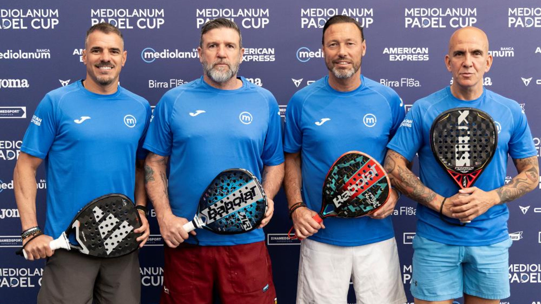 Padel: la Lazio vince il "derby prima del derby" degli ex calciatori