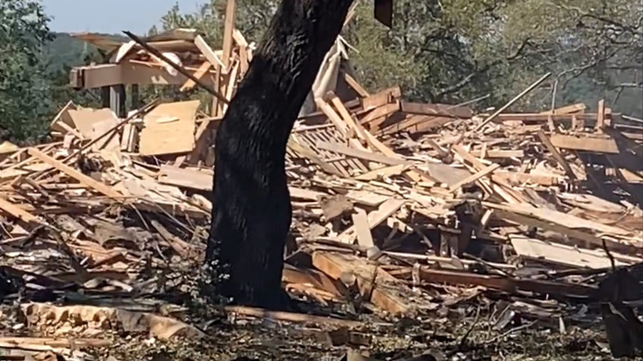 PHOTOS: House explosion in northwest Austin injures 6
