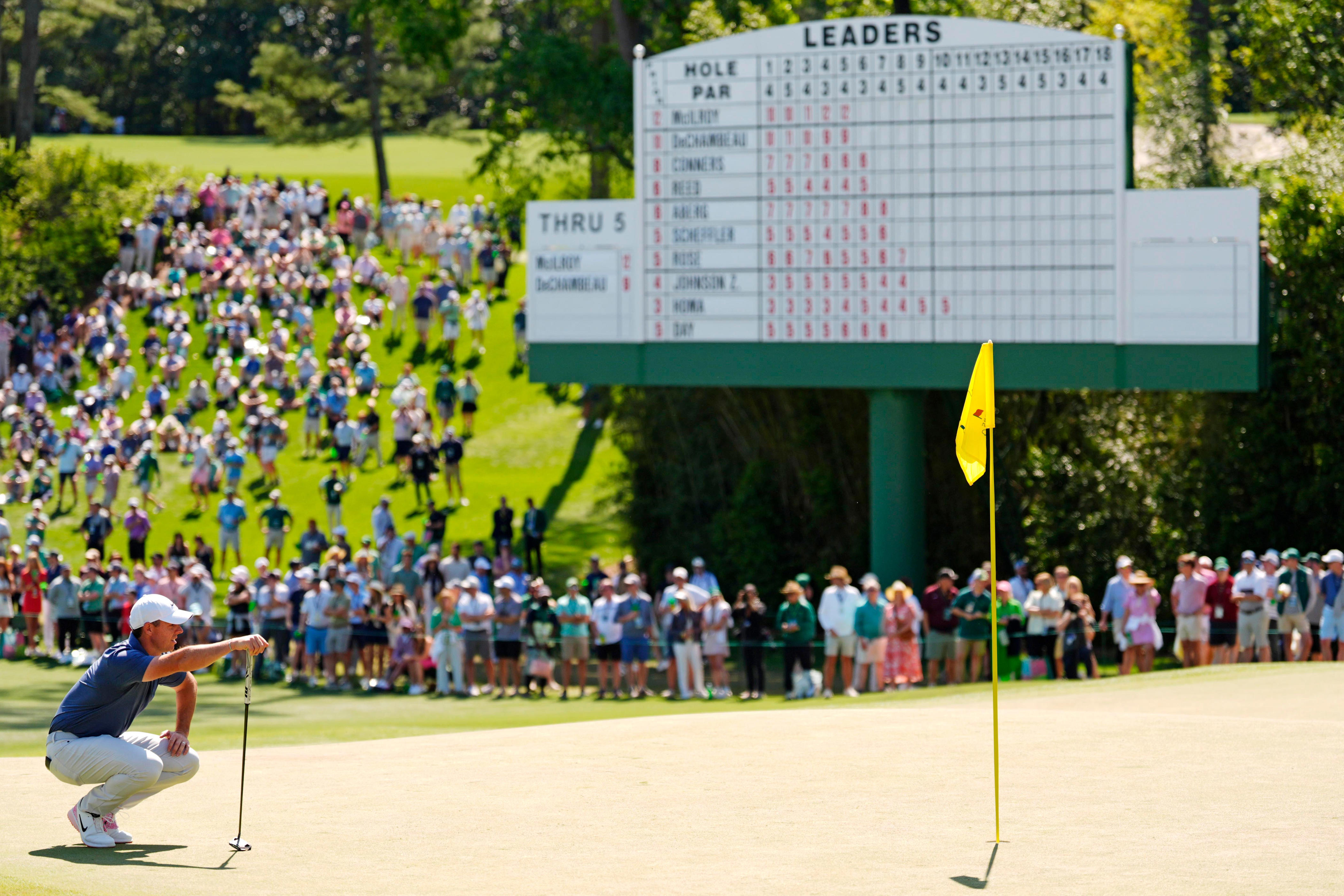 Rory McIlroy live score updates: Masters scorecard from Sunday final round