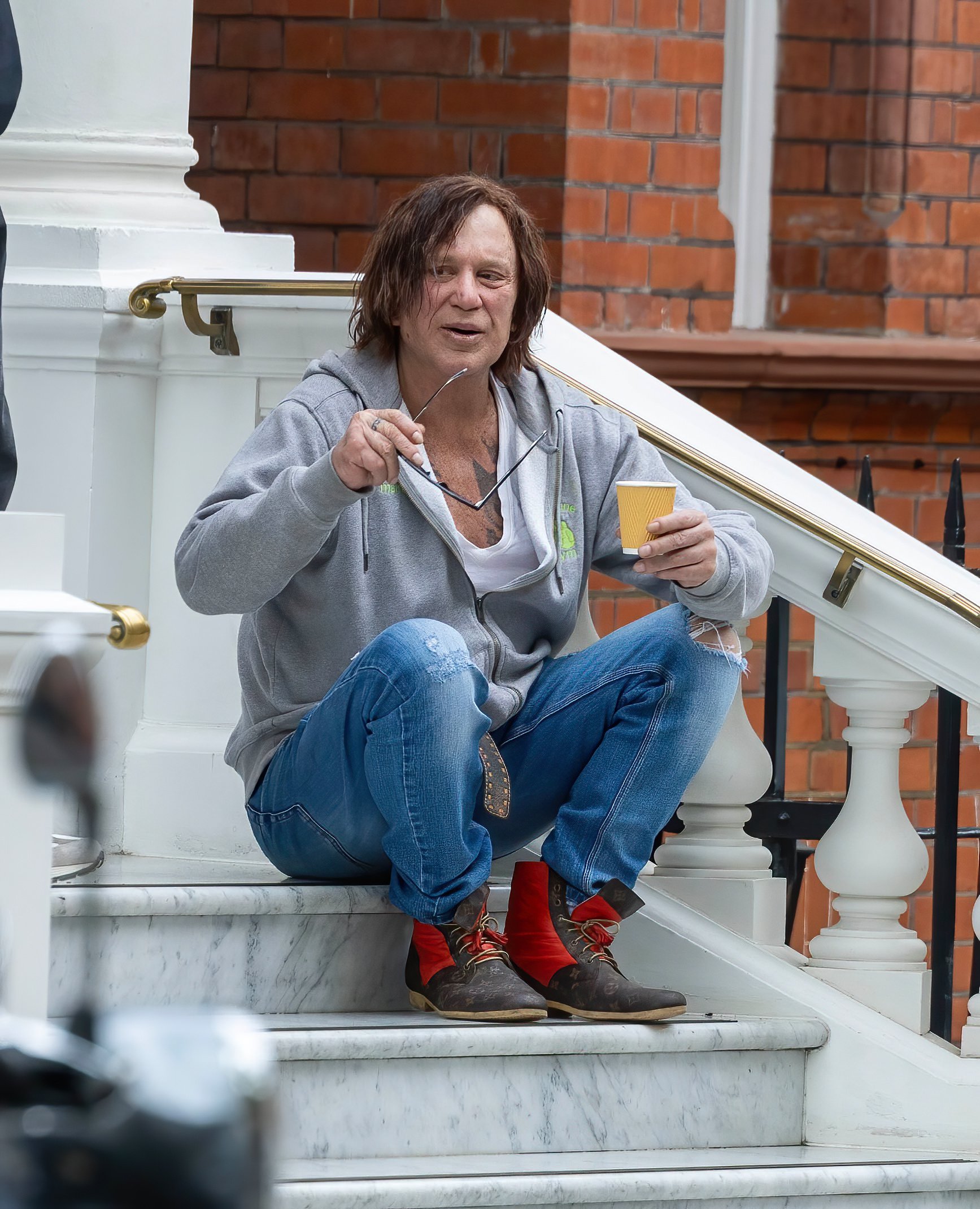 Mickey Rourke pictured for the first time since shock Celebrity Big ...