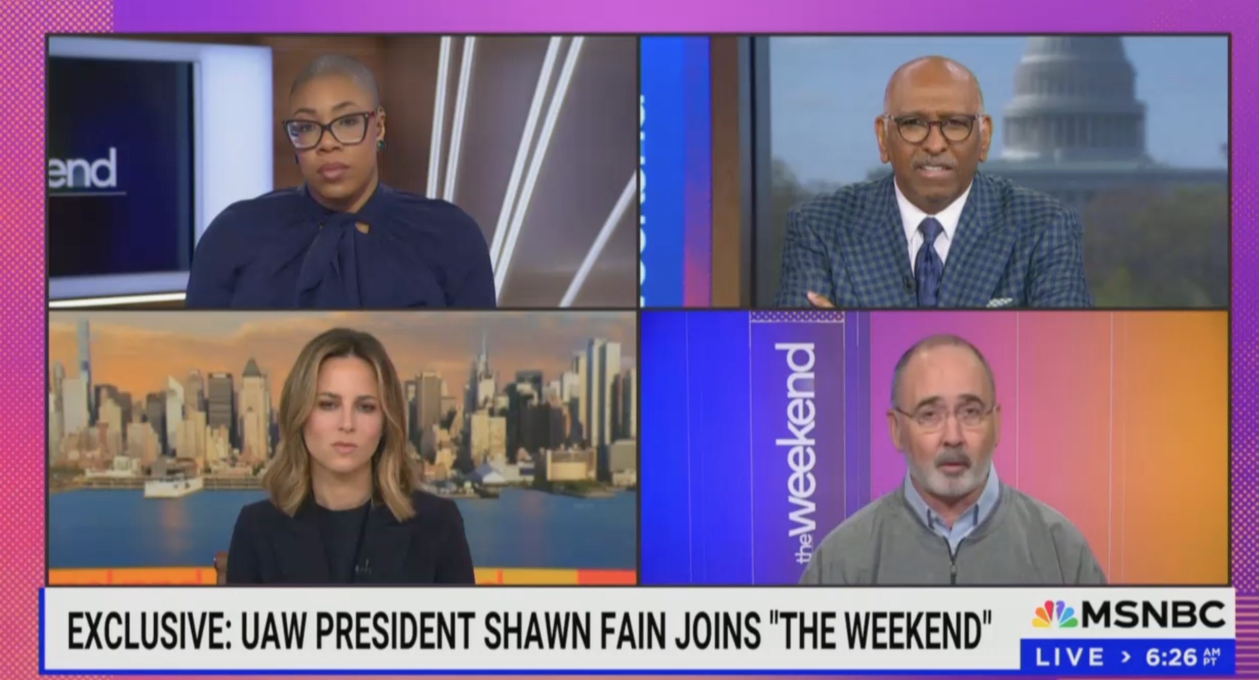 ‘Something Has to Be Done!’ UAW Head Does Battle With MSNBC Hosts By ...