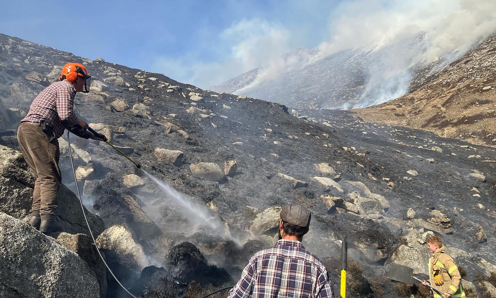 Arran left barren in the wake of wildfire's trail of destruction