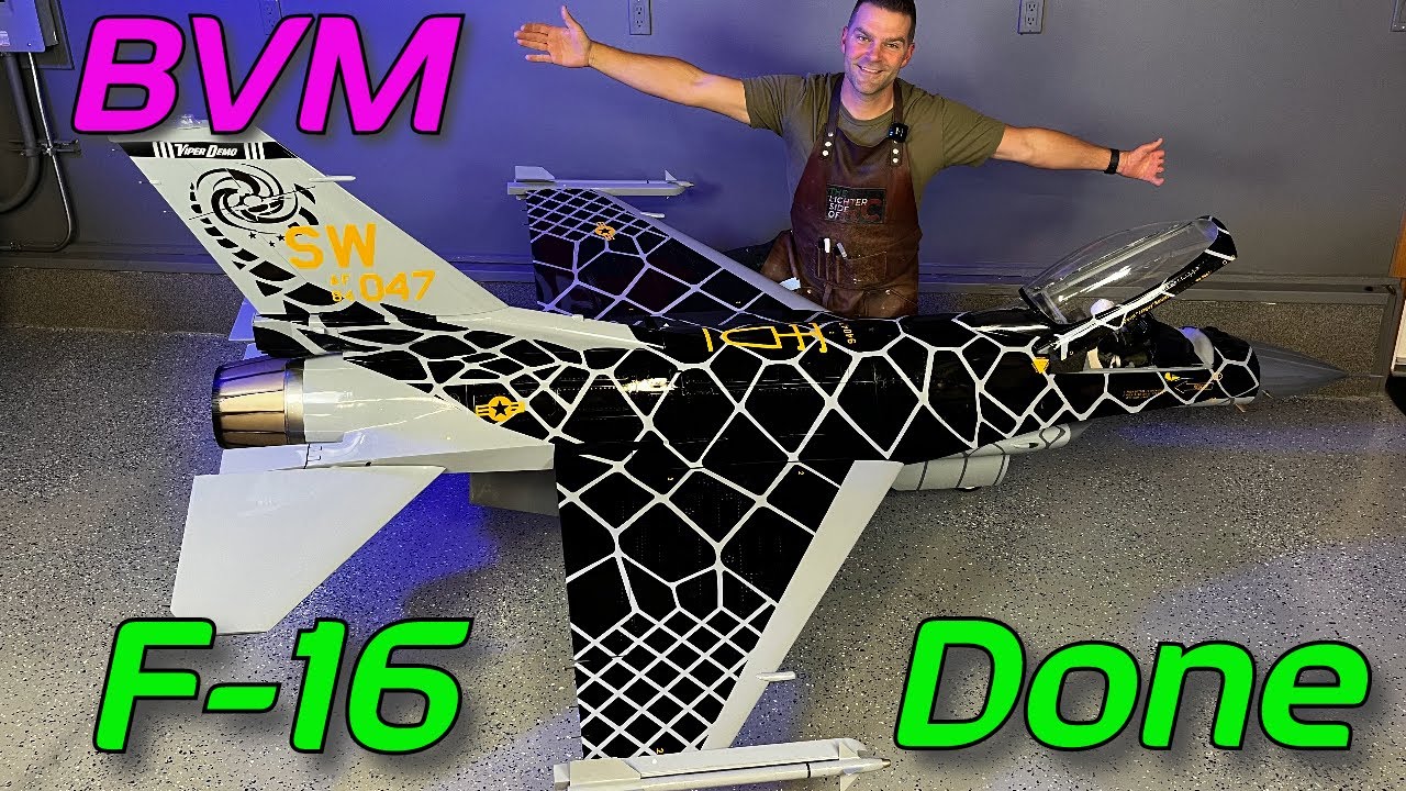 From Box to Beast Complete the BVM 1 5 Scale F-16 RC Jet