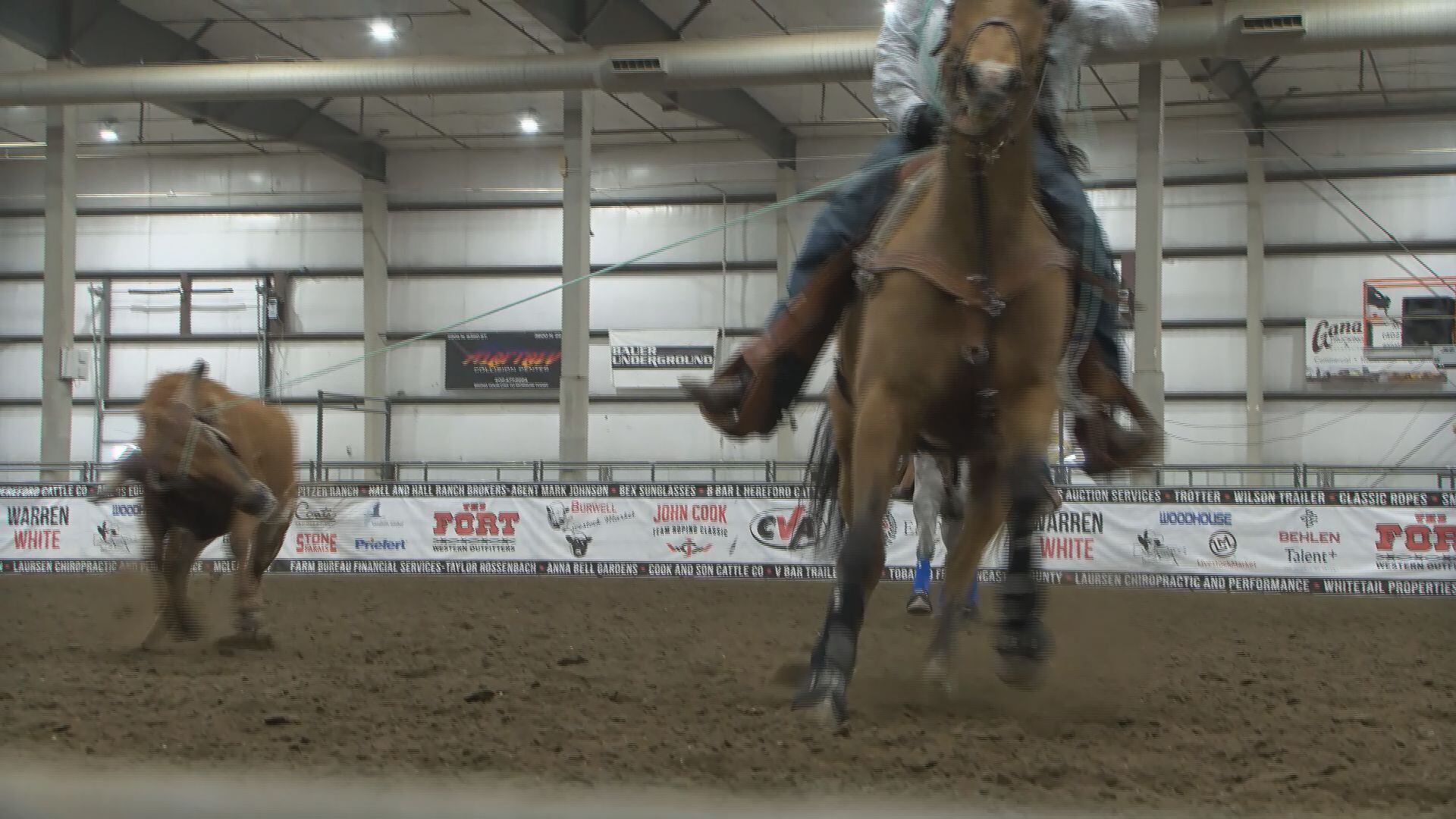 John Cook Team Roping Classic rides through event center