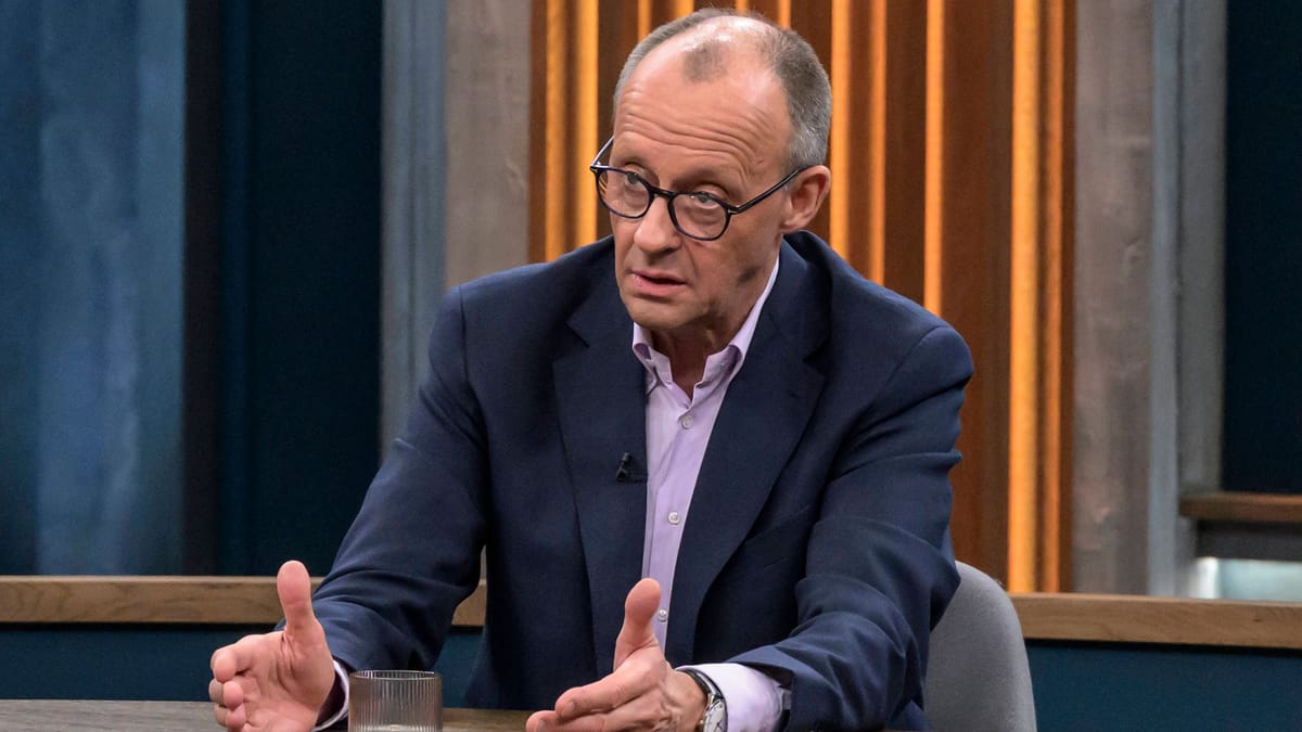 Merz: Dann entlockt Miosga dem CDU-Chef doch noch eine Zahl