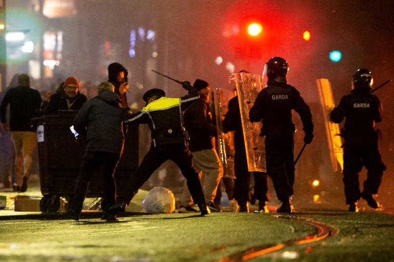 Young man who set Luas on fire during Dublin riots jailed for three years