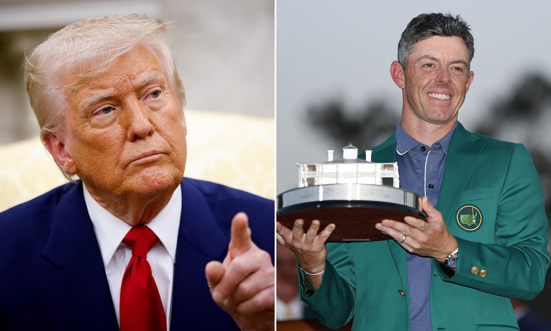 Donald Trump sends message to Masters champion Rory McIlroy after ...