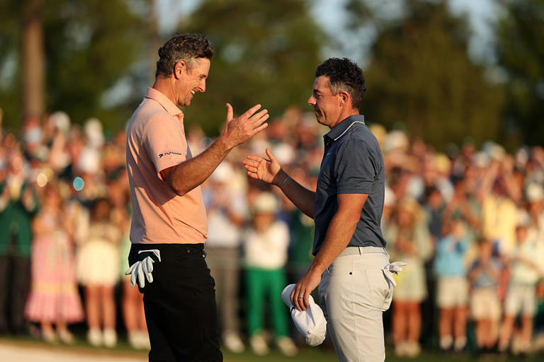 Justin Rose reveals what he told Rory McIlroy after dramatic Masters ...