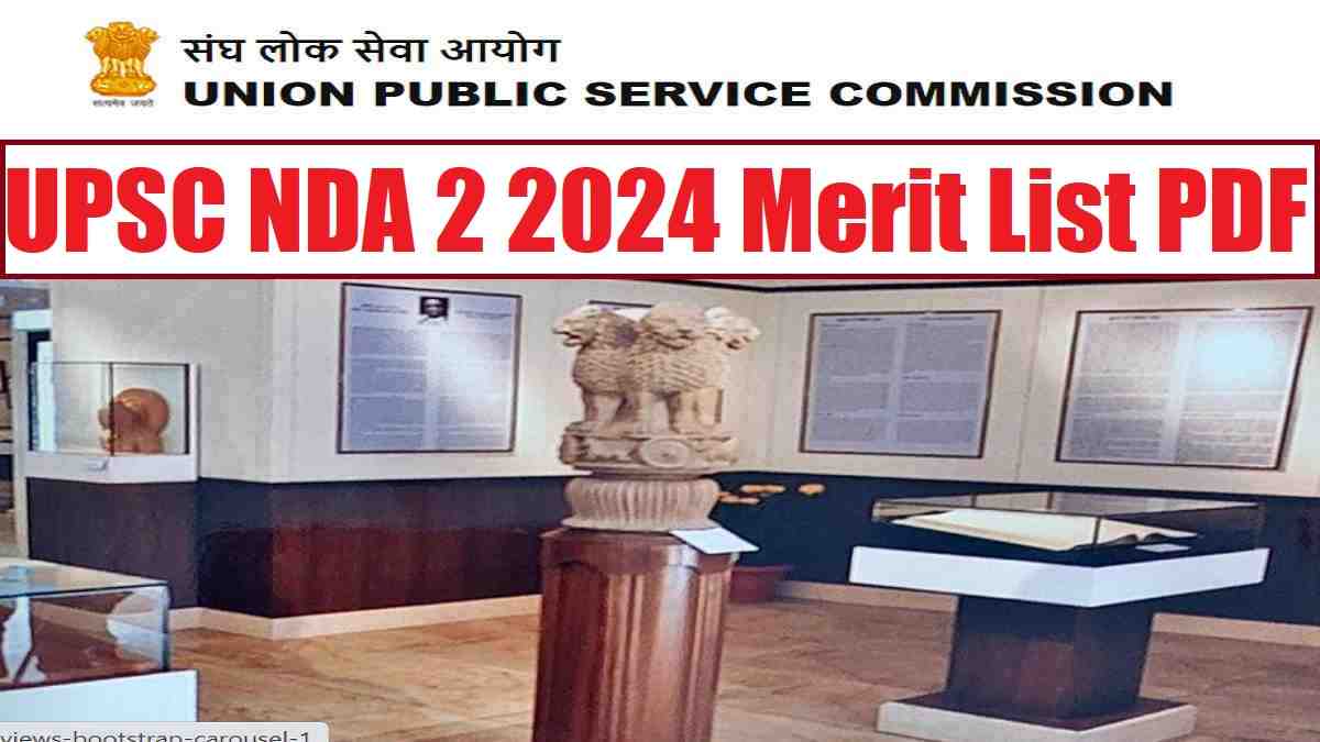 UPSC NDA 2 Final Result 2025 OUT at upsc.gov.in, Download Selected ...