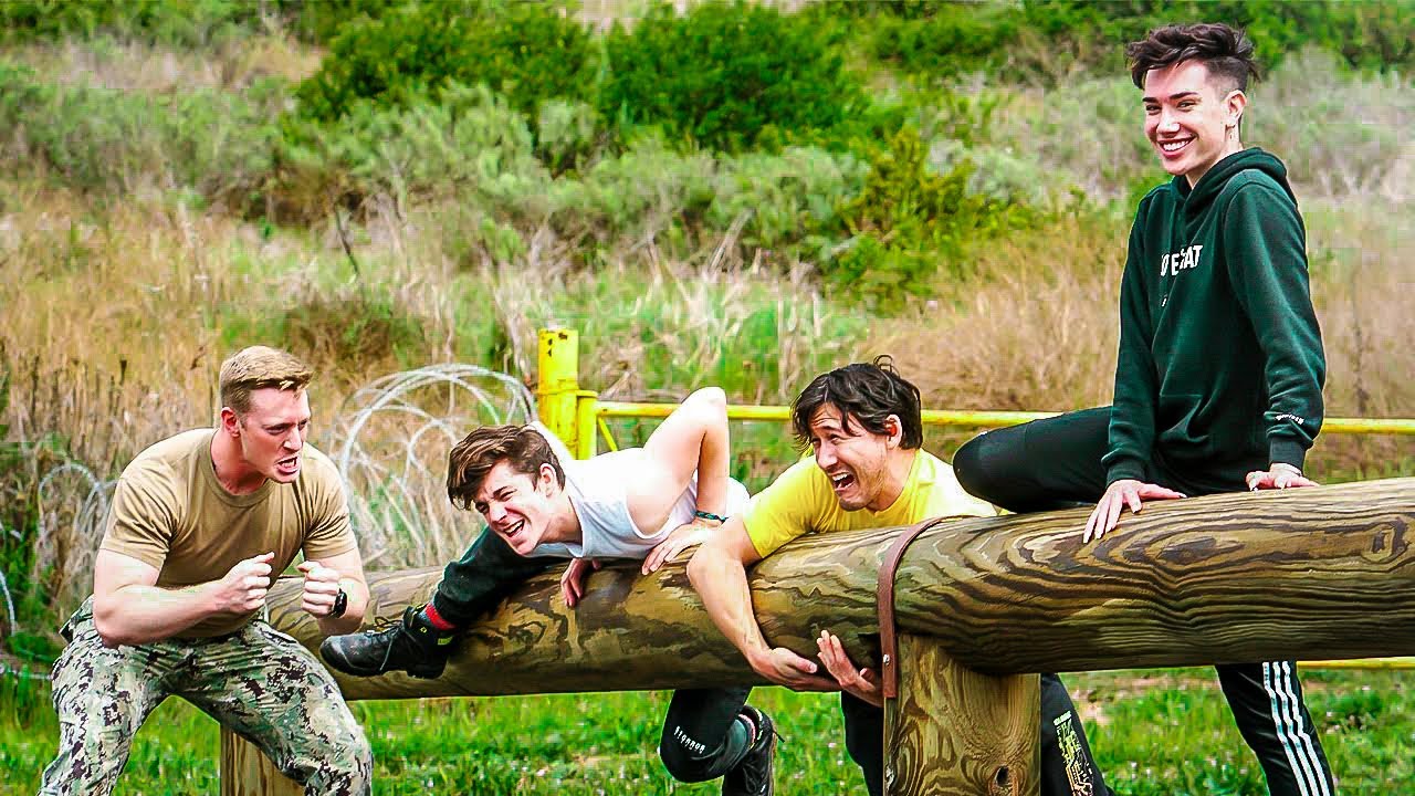 I Challenged James Charles, Markiplier, and Ethan to a Military ...