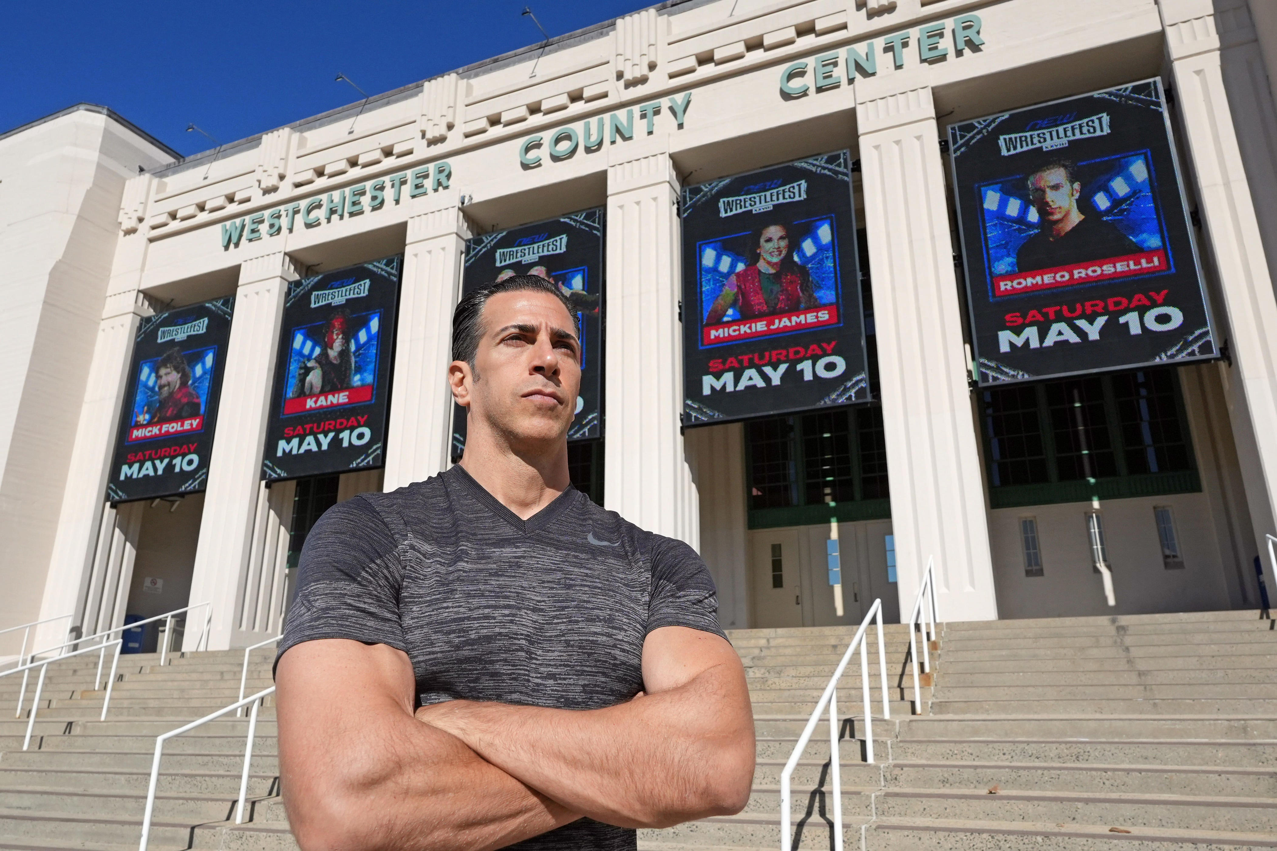 Romeo Roselli returns to ring for retirement match in County Center at ...