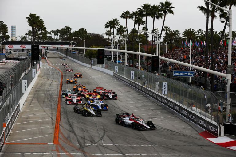 Christian Lundgaard overcomes qualifying crash to claim Long Beach race ...