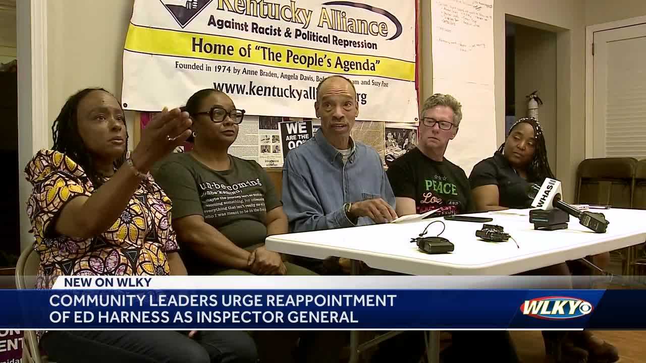 Community pushes for reappointment of Inspector General Ed Harness