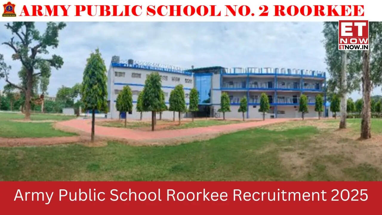 Army Public School Roorkee Recruitment 2025: TGT, PRT & Specialist ...
