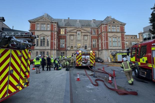 Fire crews take part in training exercise with 'real-life casualties'
