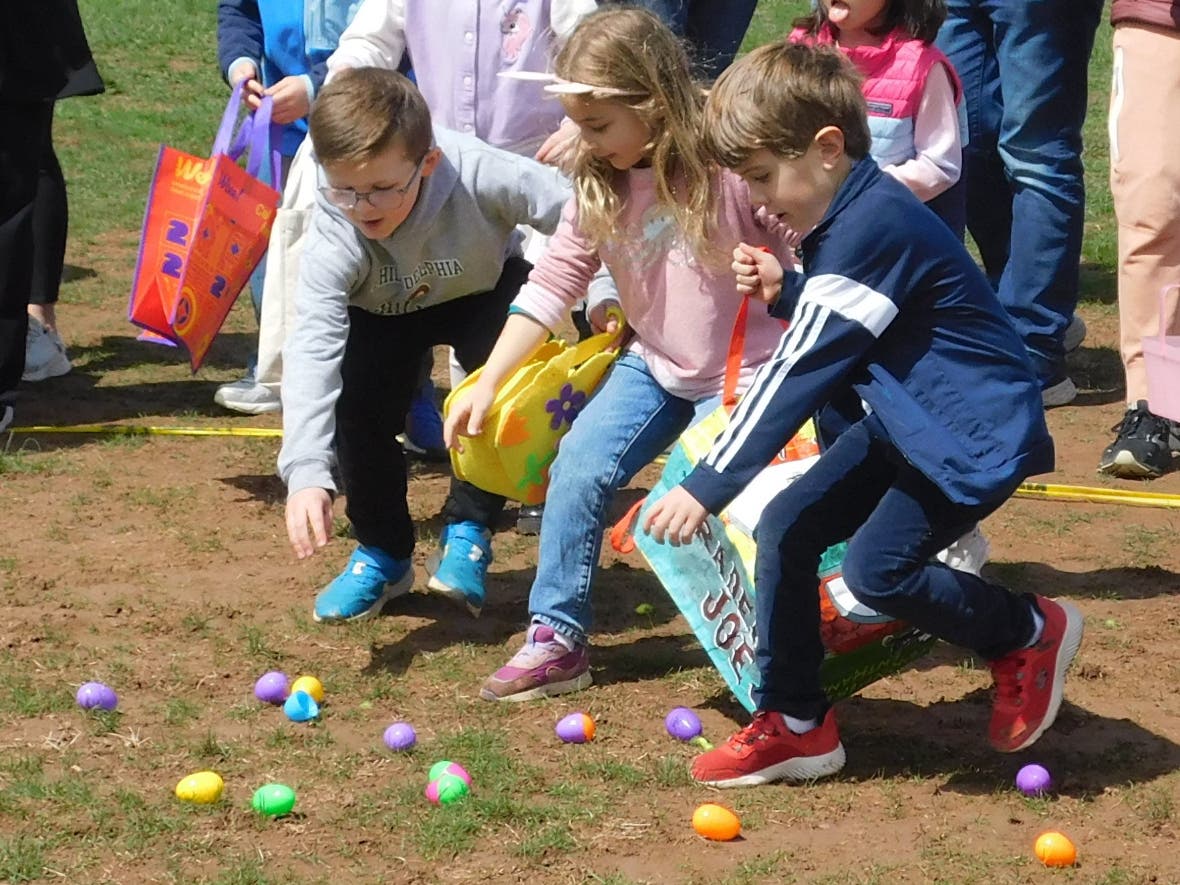 Newtown Springtime Tradition Sends Kids And Adults Scrambling