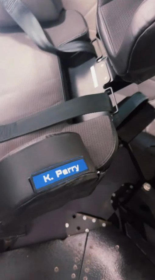 Katy Perry tours inside the Blue Origin capsule that rocketed her into ...