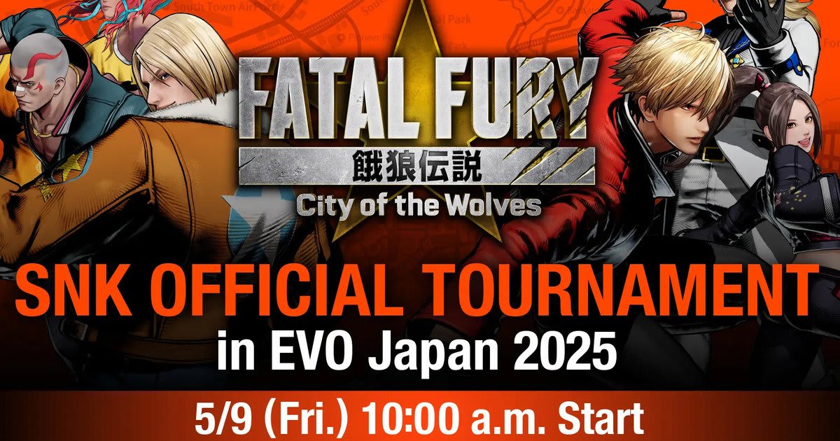 「EVO Japan 2025」にSNKブース出展へ「餓狼伝説CotW」初の公式大会や「アンディ・ボガード」先行試遊、えなこ撮影会など