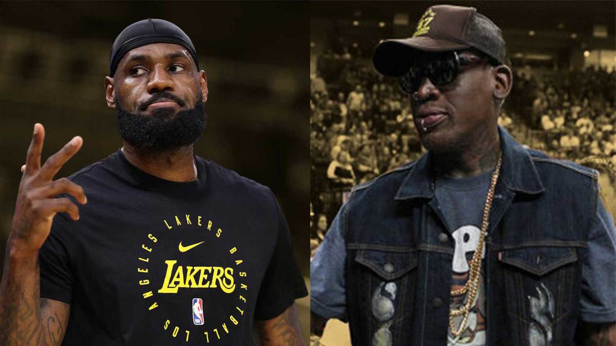 "Dennis Rodman, 6-7, 210-pound guy, wouldn't be stopping LeBron James ...