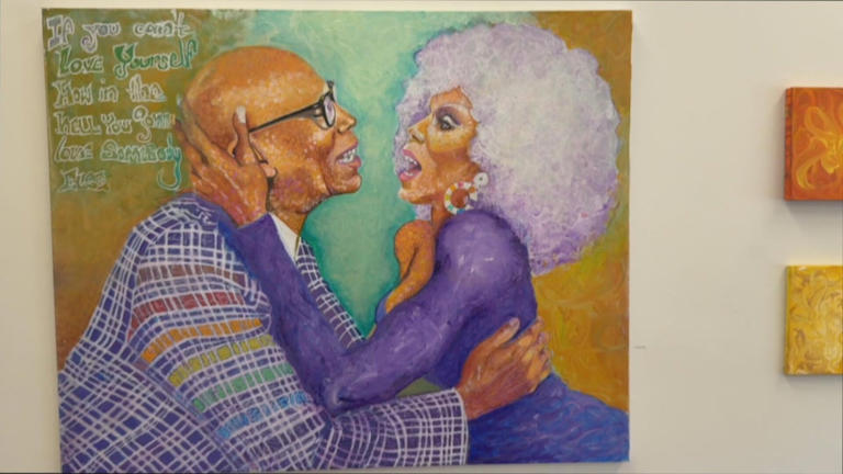 Philadelphia artist sees beyond city's grit to paint heart of the city