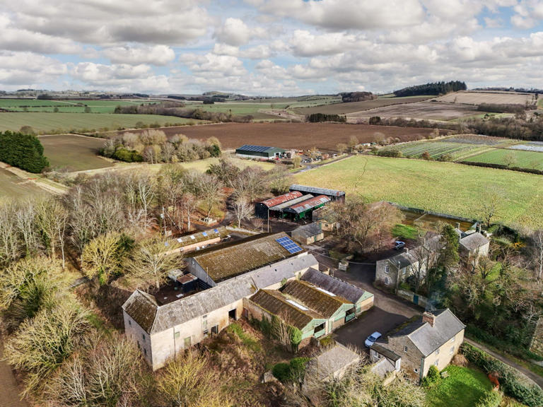 Northumberland farm buildings near Corbridge offered for residential ...