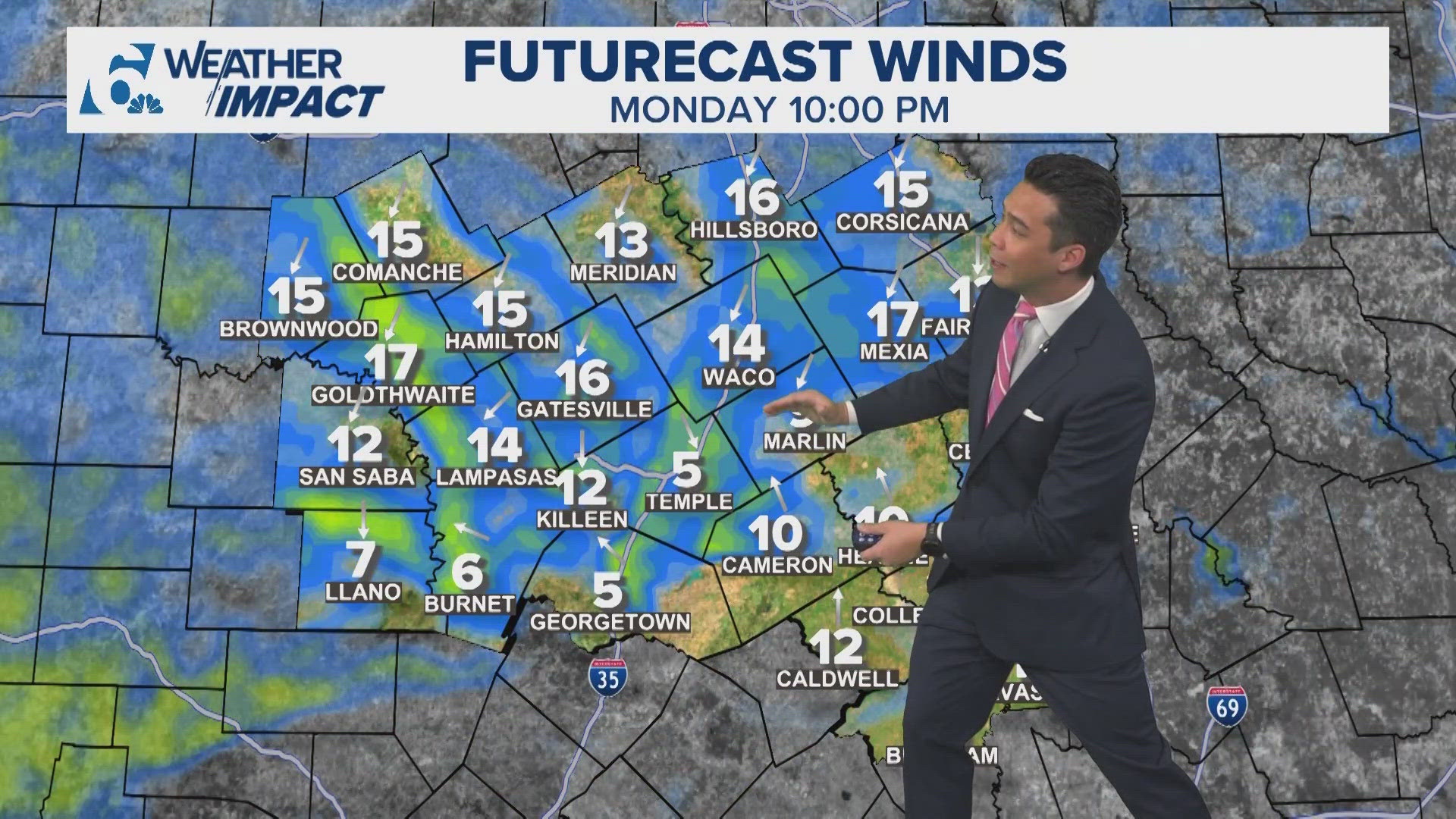 Warm days ahead, rain chances later this week | Central Texas Forecast