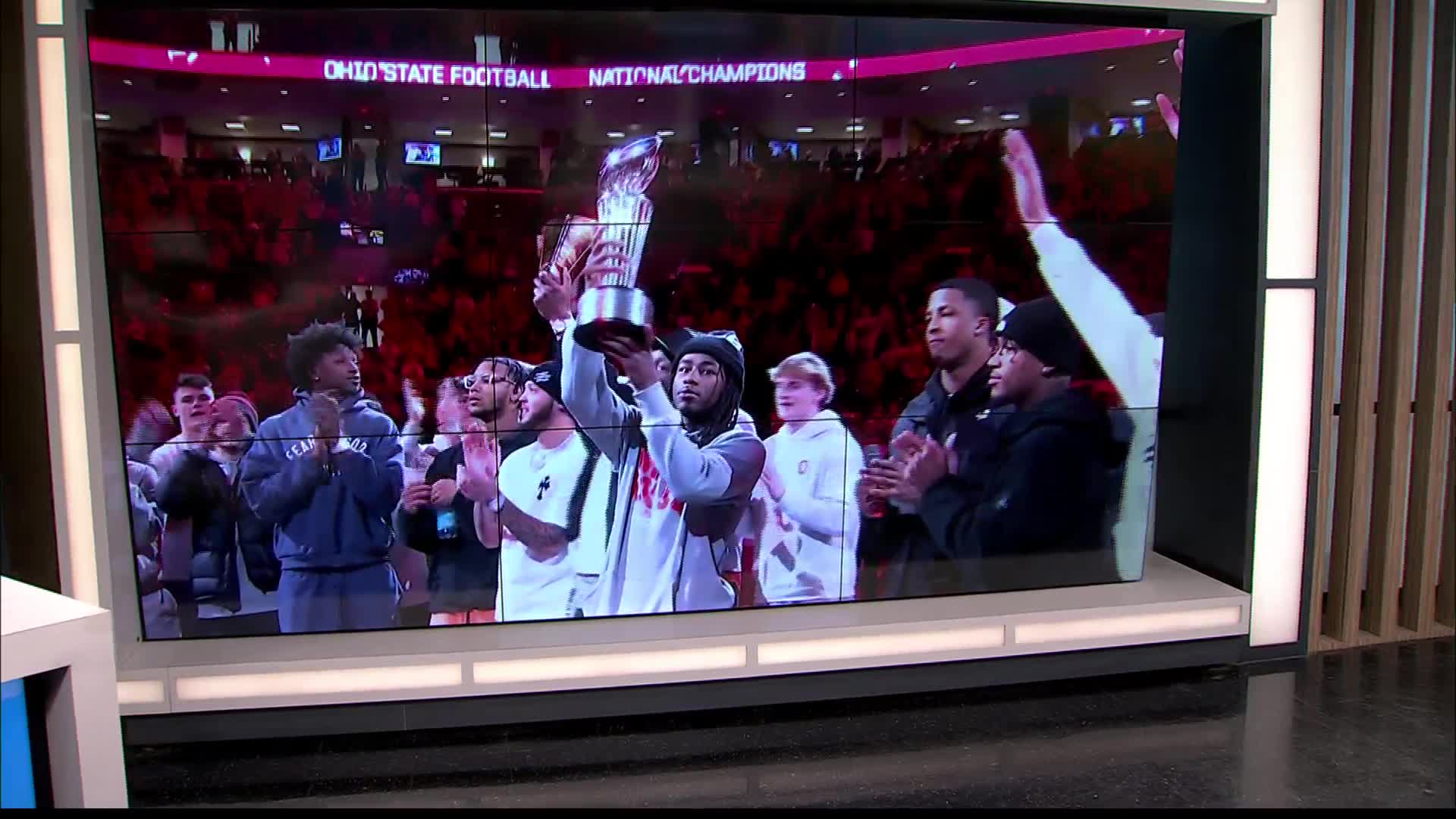 Ohio State football championship rings unveiled