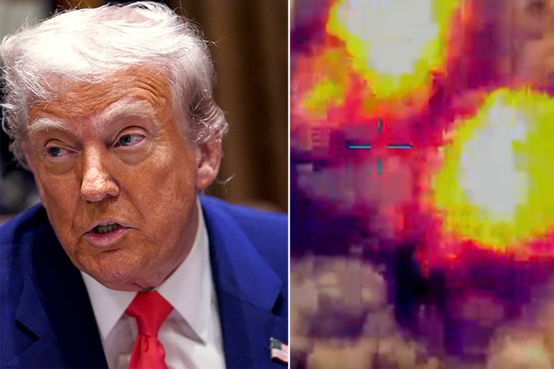 Trump warns of 'swift justice' while sharing chilling clip of strike on ...
