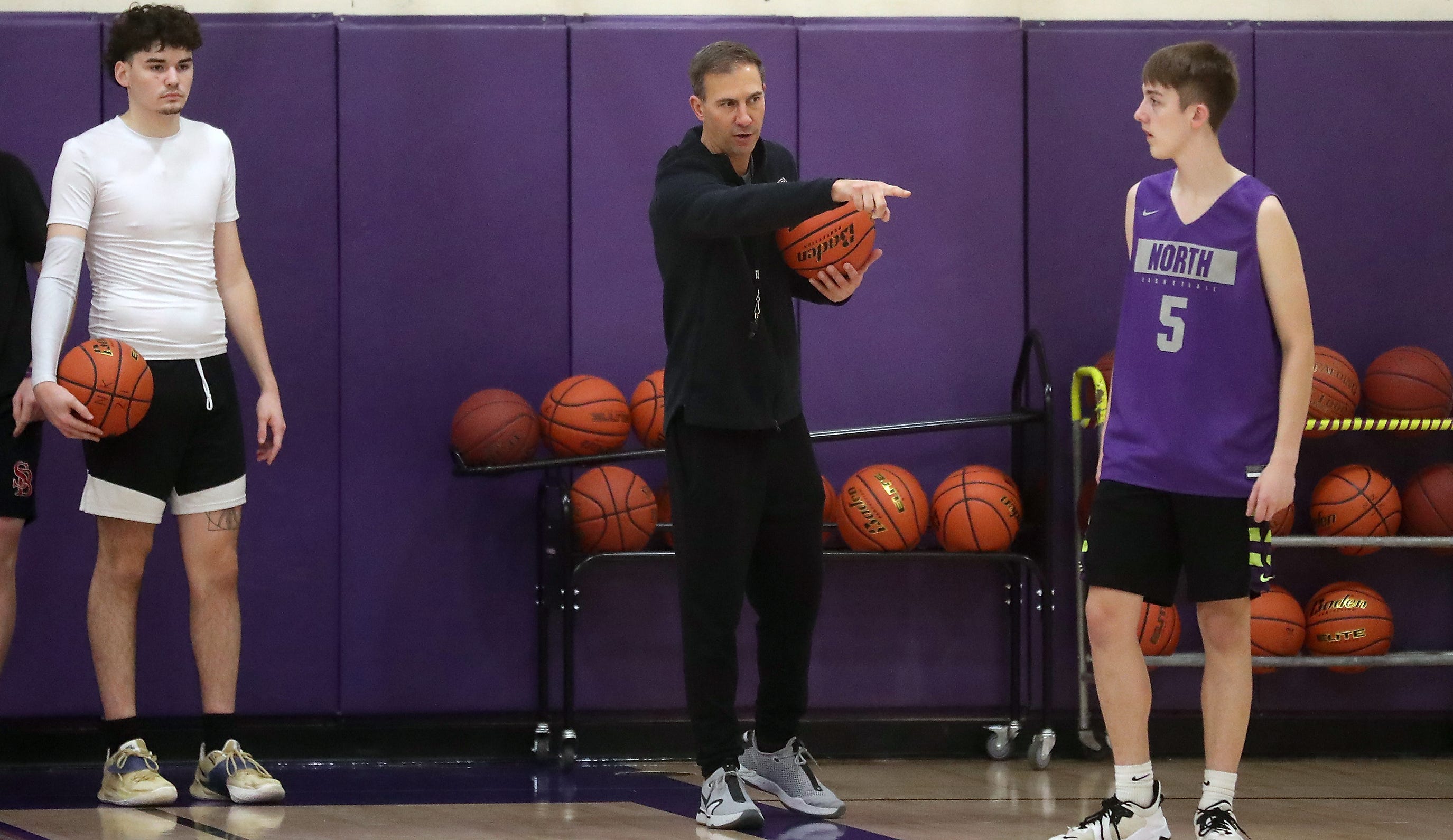 Former North Kitsap, Bainbridge boys basketball coach Scott Orness ...