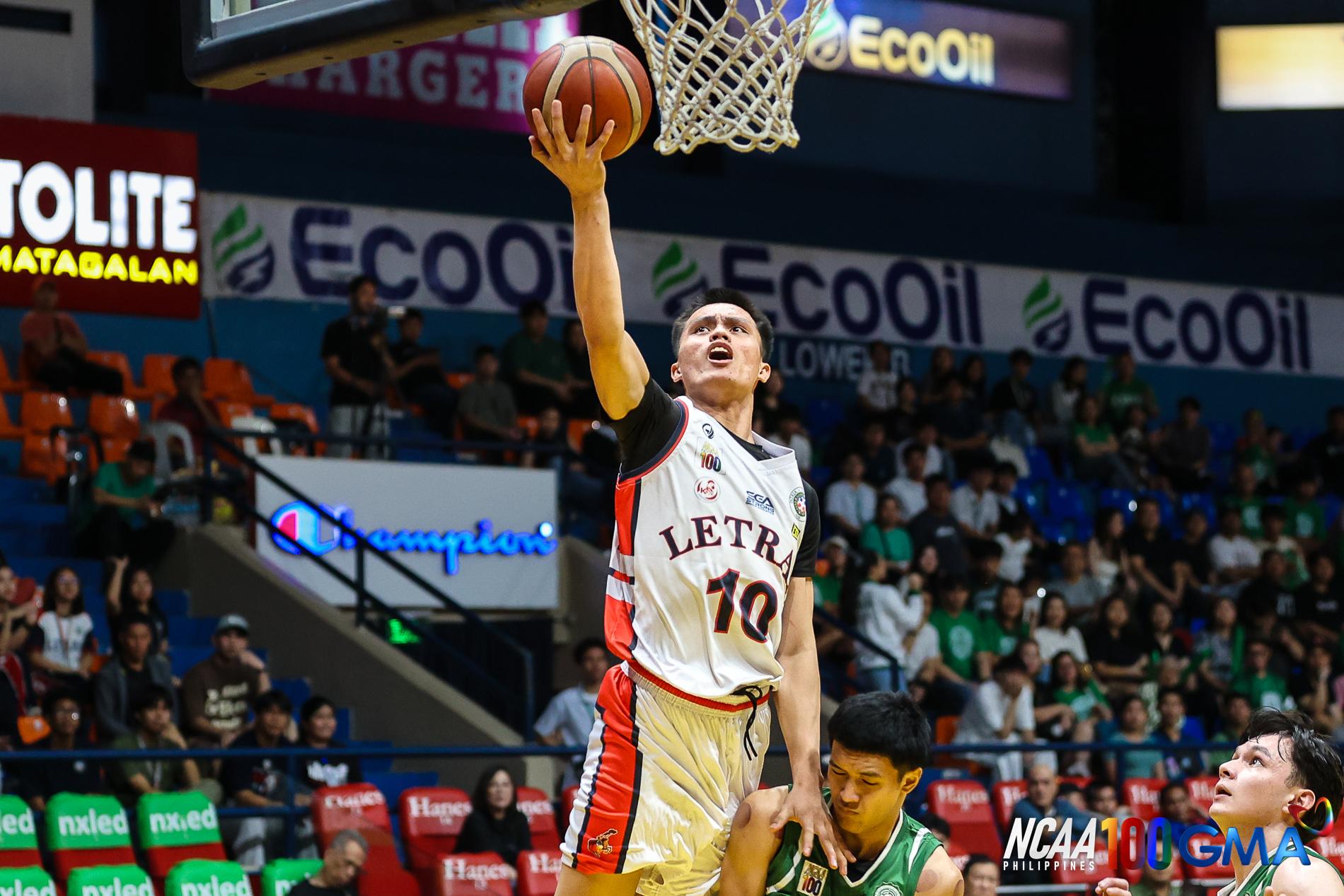 Letran Squire Jhuniel Dela Rama clarifies he's not yet decided on college destination