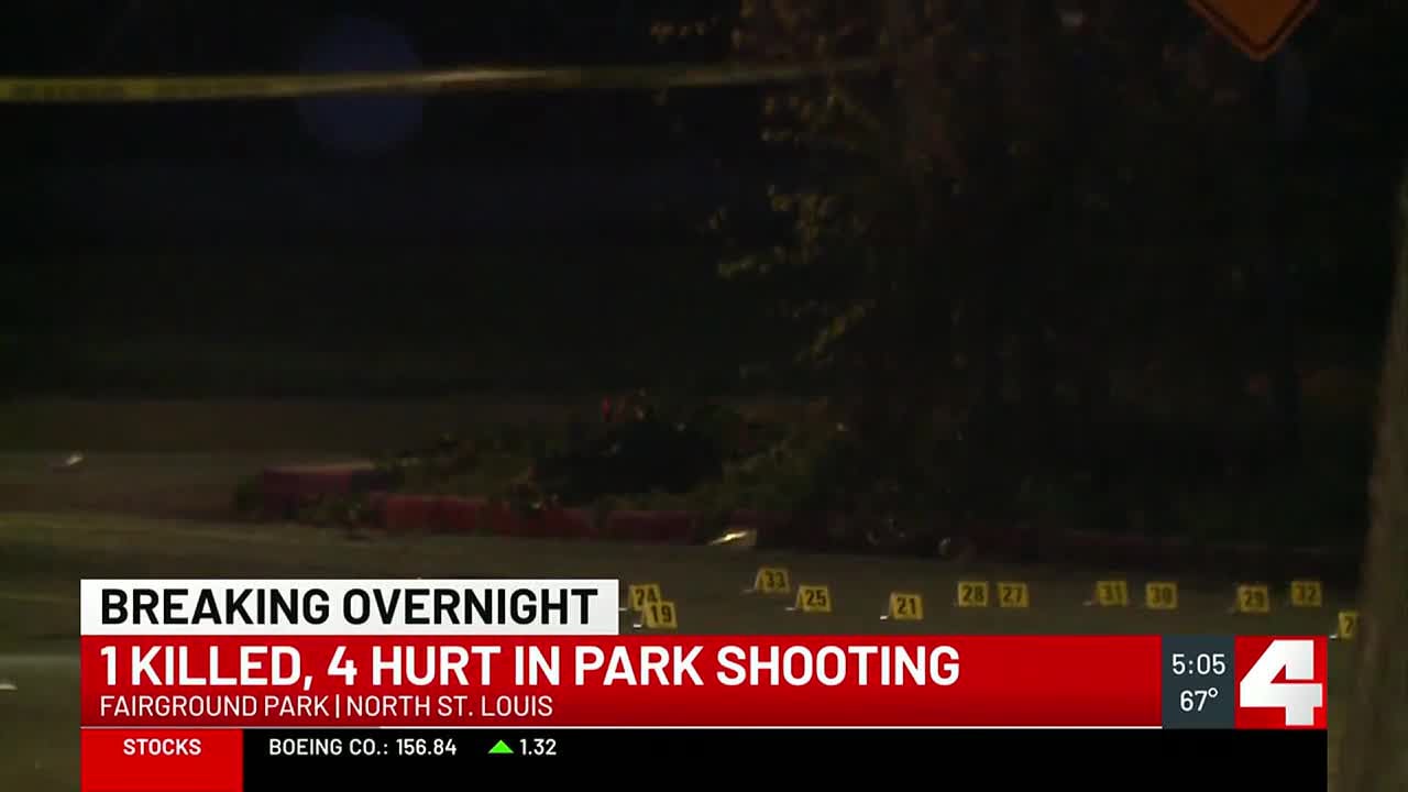 1 killed, 4 hurt in overnight Fairground Park shooting