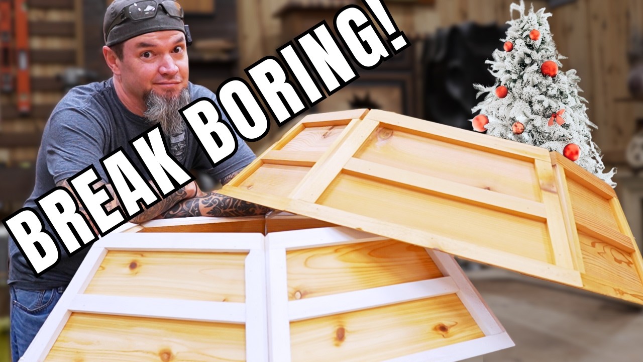 DIY Collapsible Tree Skirt