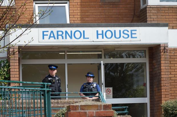 Man dies in flat fire as police and firefighters investigate