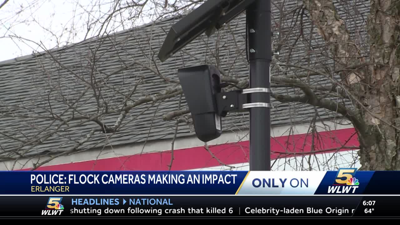 Erlanger police say 'Flock' cameras making an impact 6 months into program
