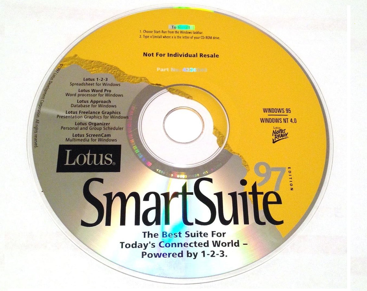 Lotus SmartSuite: la suite que fue competencia de Microsoft Office