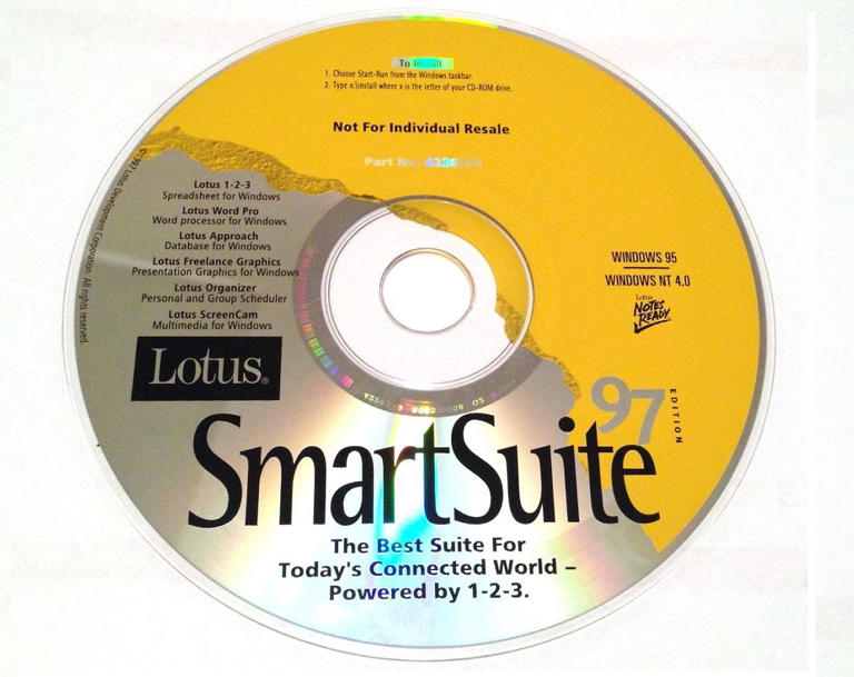 Lotus SmartSuite: la suite que fue competencia de Microsoft Office