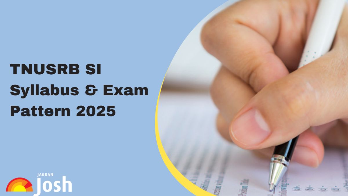 TNUSRB SI Syllabus 2025 & Exam Pattern: Download PDF, Check Subject ...