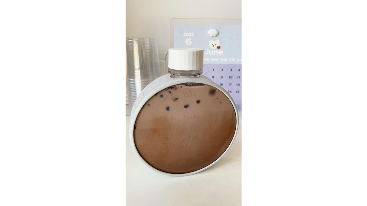 Ice Cappuccino Drink Making