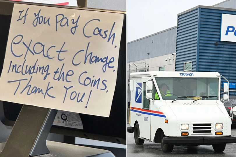 Furious USPS customers threaten to sue over sign forcing them to pay ...