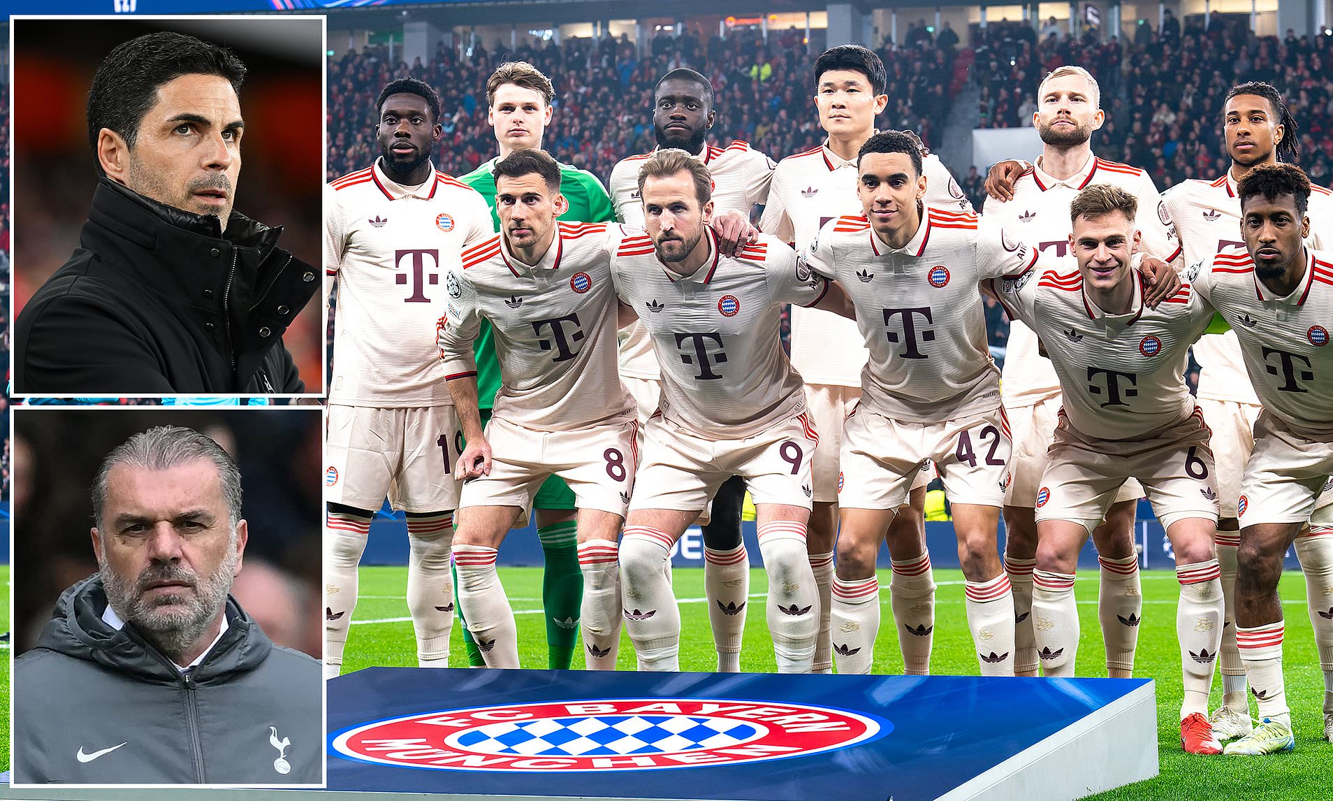 Arsenal and Tottenham 'set to battle for Bayern Munich star' who has ...