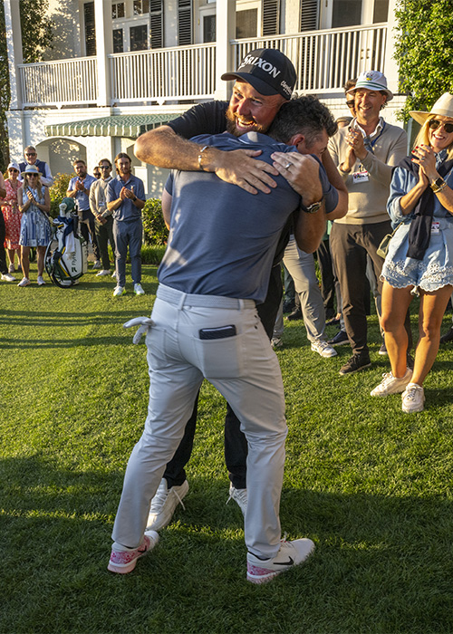 'You deserve every bit of this' Shane Lowry and Rory McIlroy's ...
