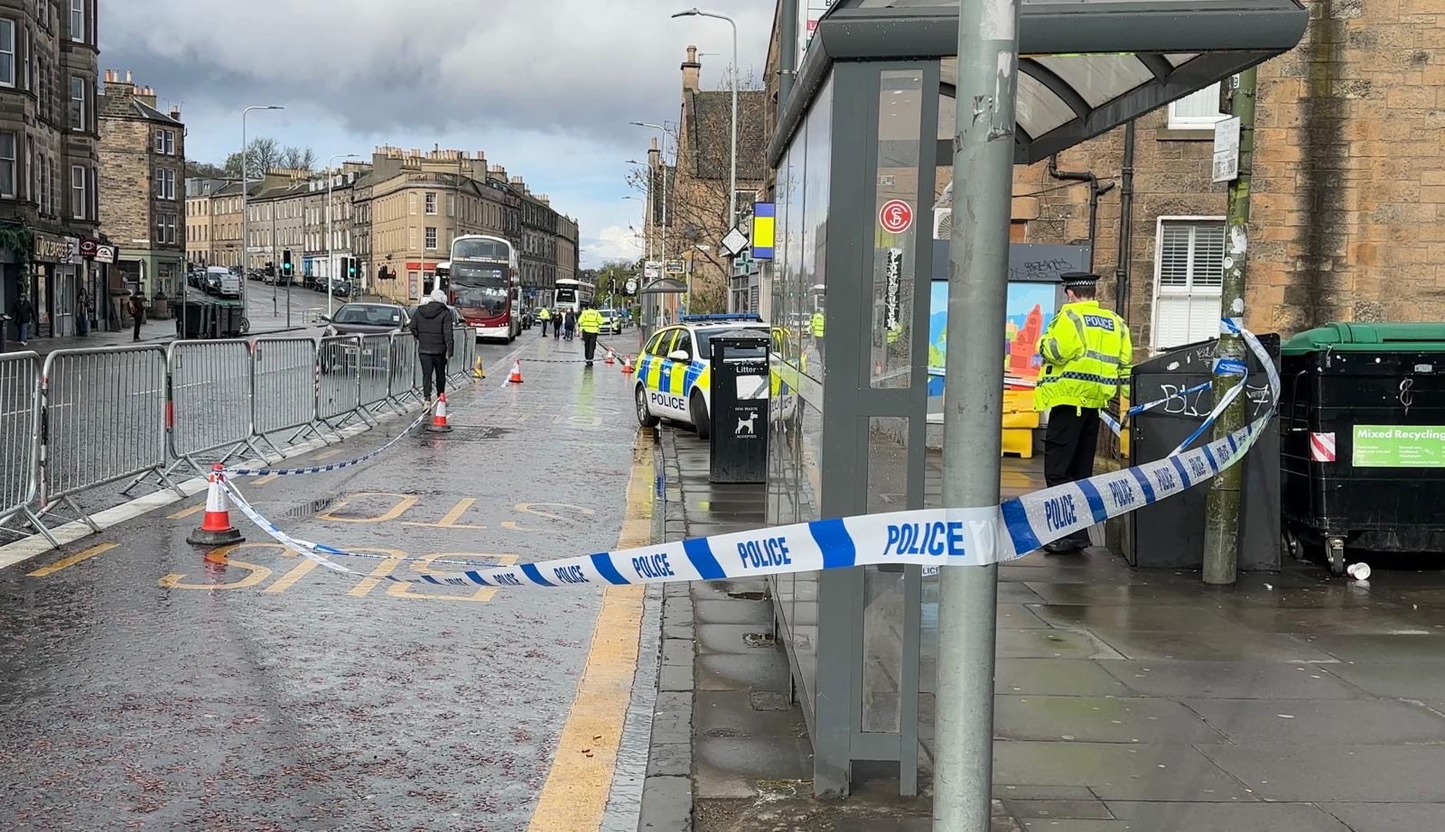 Edinburgh police tape off area of London Road after man found seriously ...