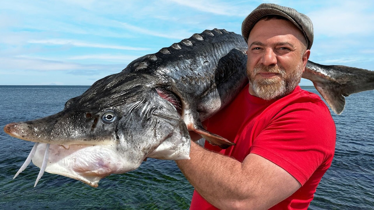 Giant Sturgeon Fish and Chips - My Crispy Favorite
