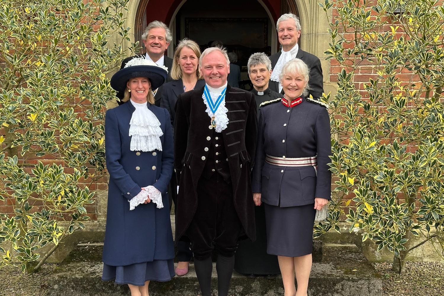 Farmer George Farr installed as the new High Sheriff of Northumberland