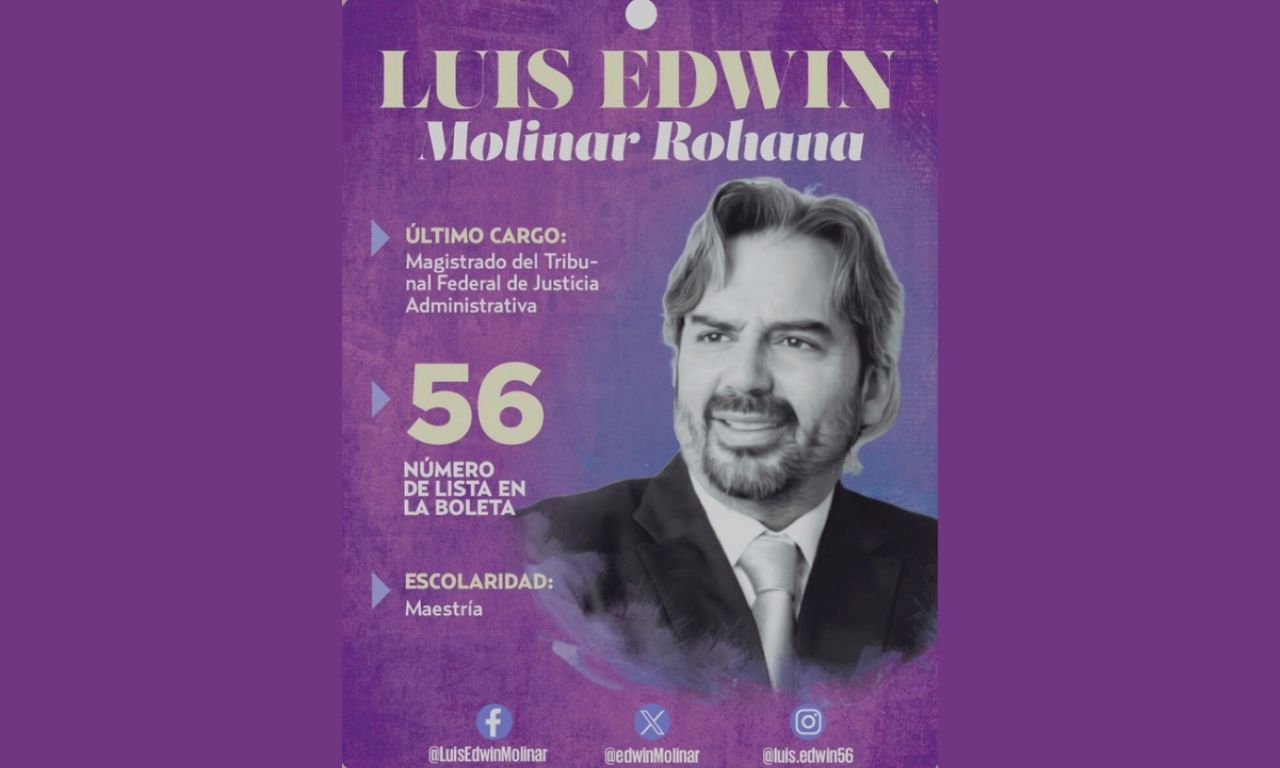 Conoce a Luis Edwin Molinar Rohana, candidato a ministro de la Suprema ...
