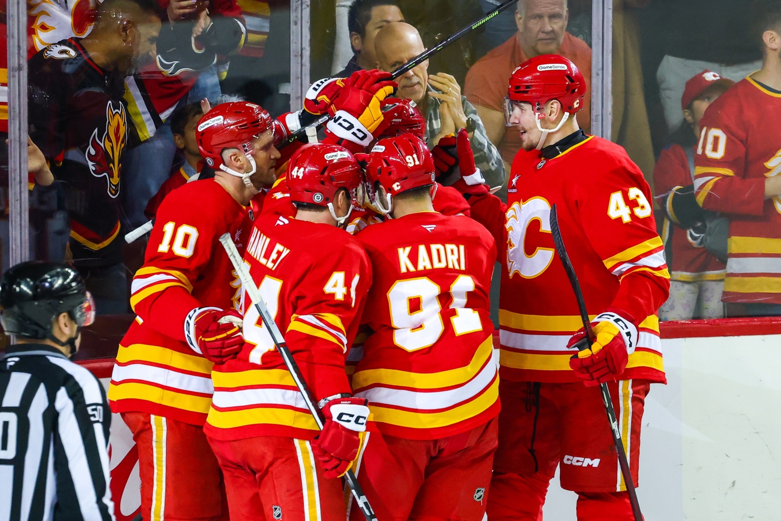 The Flames’ roster for the opening season at Scotia Place is starting ...