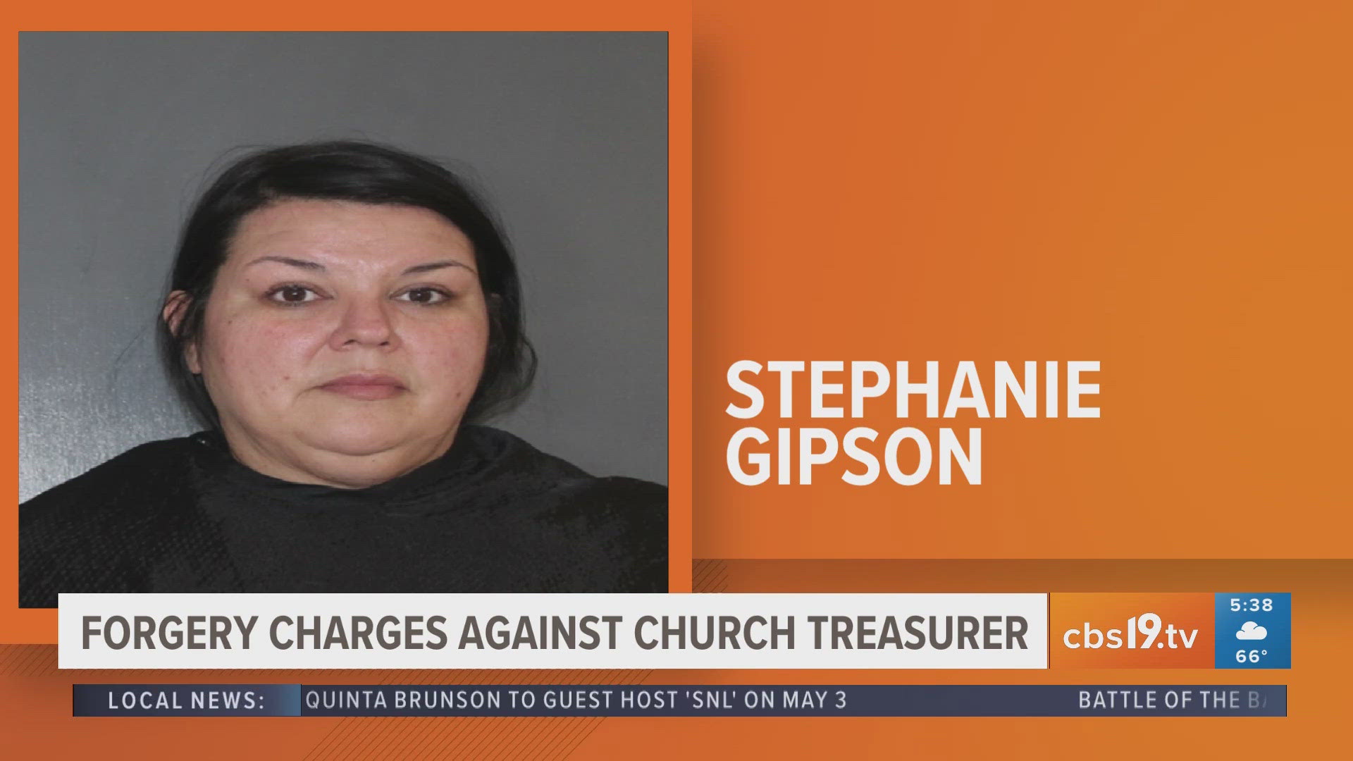 East Texas church treasurer arrested for forgery