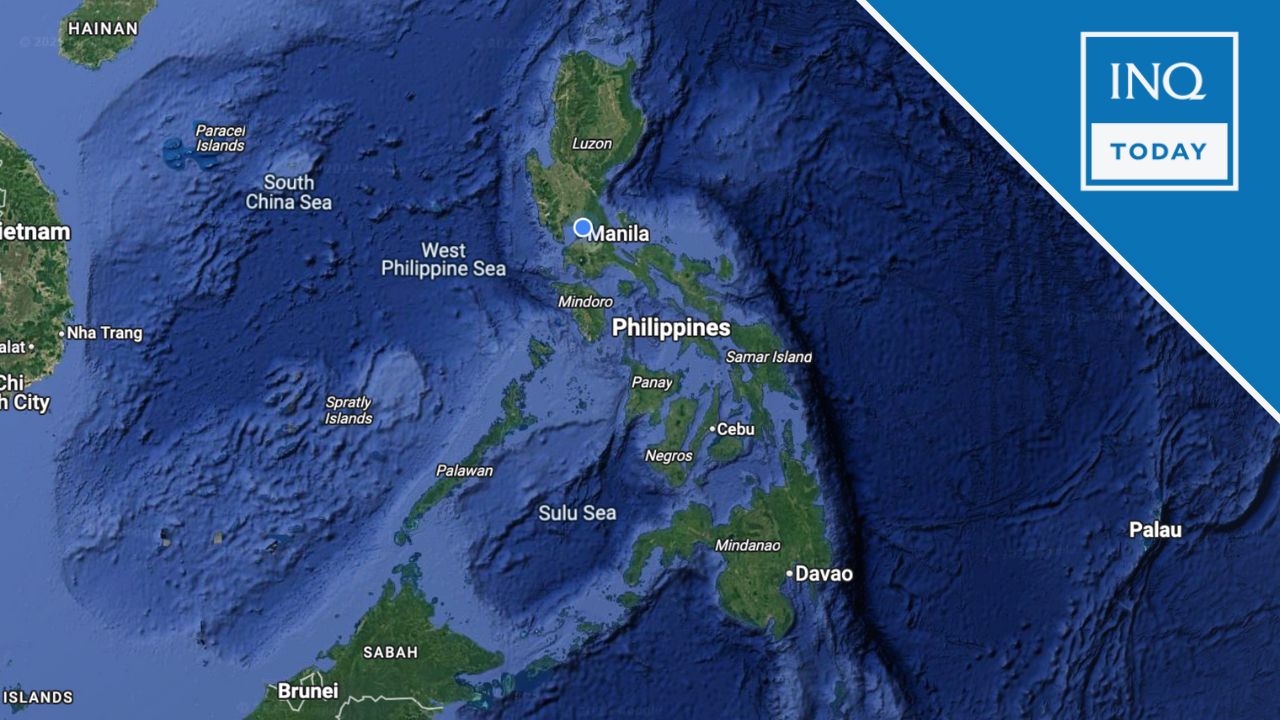 West Philippine Sea seen on Google Maps | INQToday