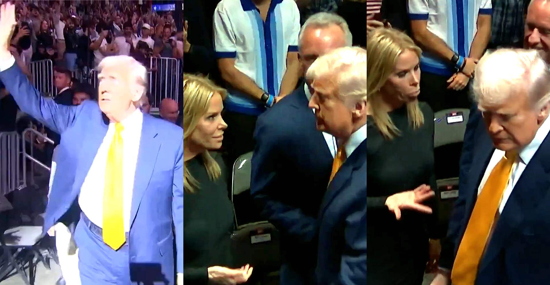 Trump Gets Yuge Ovation at UFC — Blows Off Handshake With Cabinet Chief ...