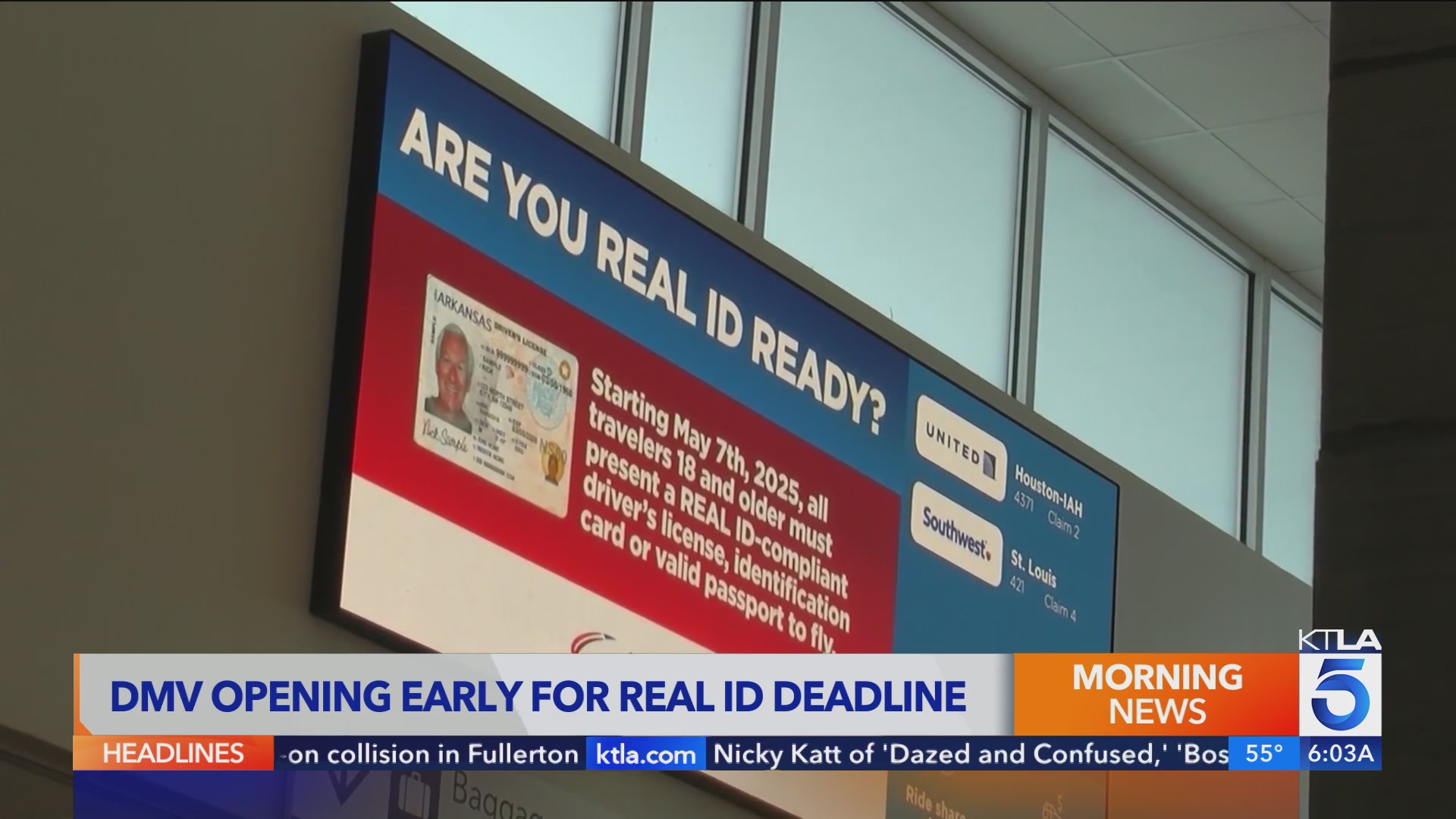 DMV opening early ahead of REAL ID deadline